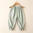 Avtoify Ruffle Print Tapered Trouser Summer Girls Casual Pants for ...