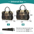 ALAZA Cats in Floral Print Cooler Lunch Bag Insulated Reusable Lunch ...