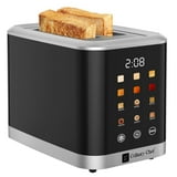 Culinary Chef Touch Screen Toaster 2 Slice, Smart Bagel Toaster with ...