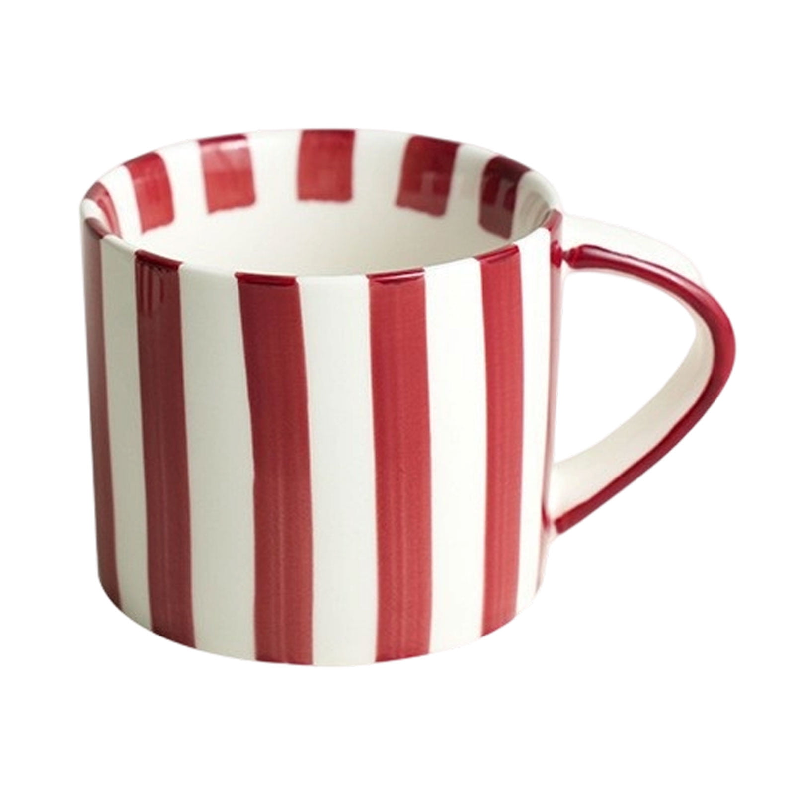 Click here for Damenming 8 Oz Ceramic Coffee Mugs Striped Espress... prices