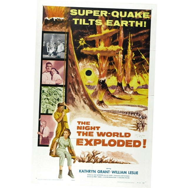 Night The World Exploded The Movie Poster Metal Sign 8inx 12in Print on ...