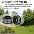 THTEN KST-130X 17ft Spool Replacement for Kobalt 40-Volt Trimmers KST ...