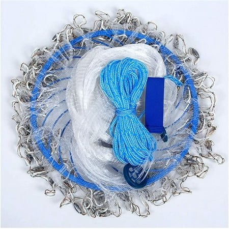 Fishing Cast Net,American Hand Throw Fish Nets Casting Sinker Net Bait ...