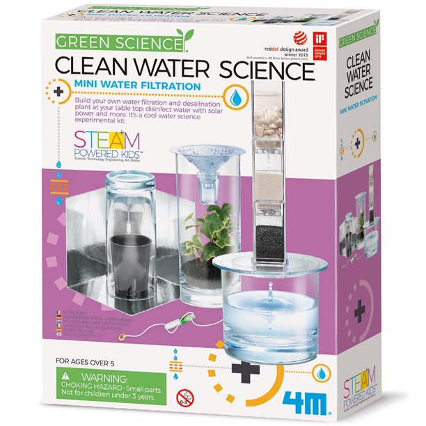 STEM Toy 4M, laboratorio de ciencia del agua limpia y cambio climático ...