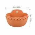 Wall Hanging Planter Hanging Wall Planter Terracotta Style Plastic ...