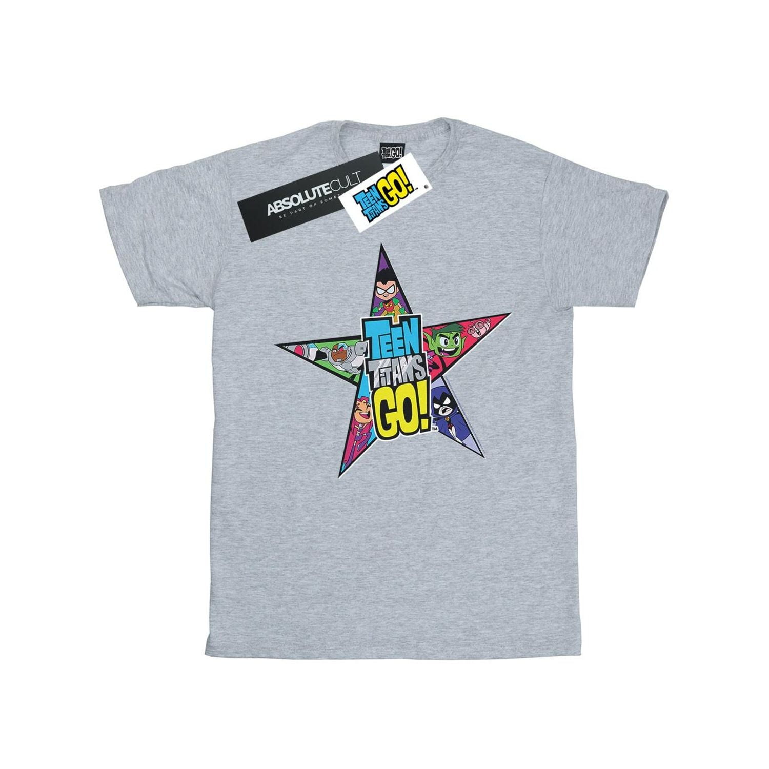 Click here for Dc Comics Boys Teen Titans Go Star Logo T-Shirt 12... prices