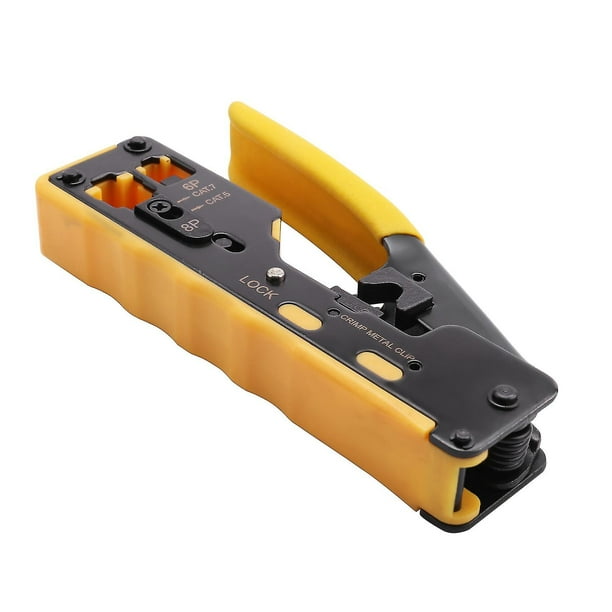 Rj45 Pliers Crimper Cat5 Cat6 Cat7 Cat8 Ethernet Cable Stripper - Walmart.ca