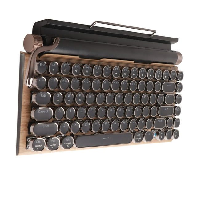 83KEYS Retro Typewriter Keyboard, Vintage Mechanical Gaming Keyboard ...