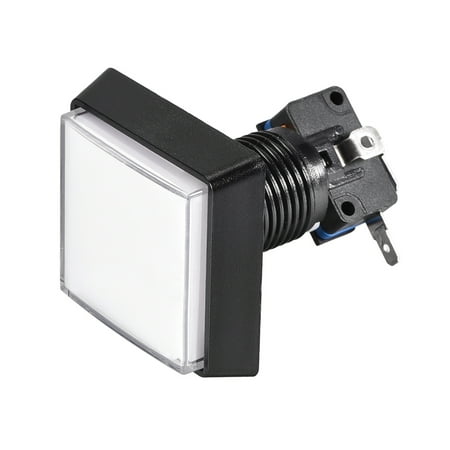 Game Push Button 50x50 Square 12V LED Illuminated Push Button Switch with Micro switch for ...