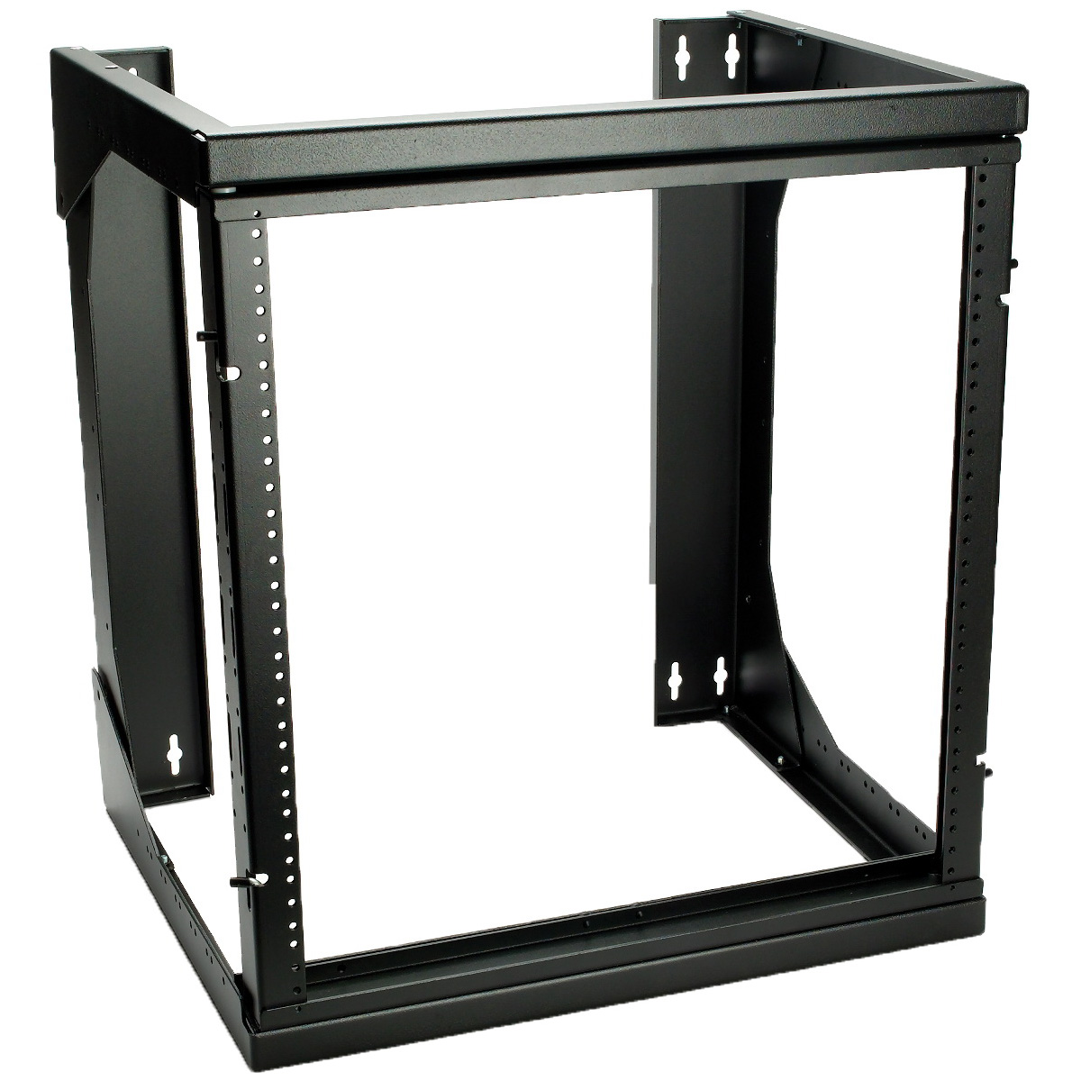 Comcables Wall Mount Swing Gate Rack 19"w X 24"h X 18"d - 12u Wide Wall ...