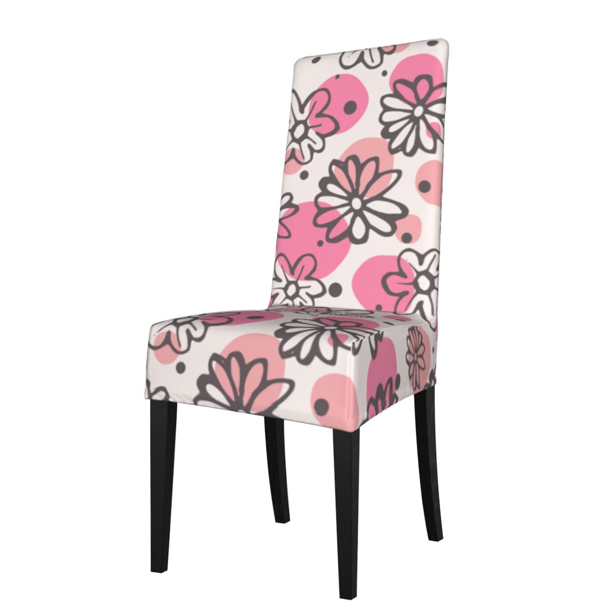 ZICANCN Pastel Flower Geometry Chair Protectors Seat Covers , Dining ...