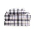 Mainstays 3-Piece Blue Windowpane Flannel Sheet Set, Twin - Walmart.com