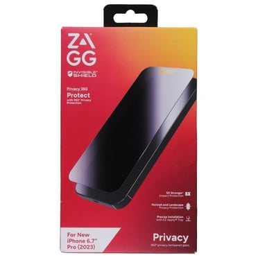 ZAGG InvisibleShield Elite Privacy 360 Protector for iPhone 15 Pro - 5x ...