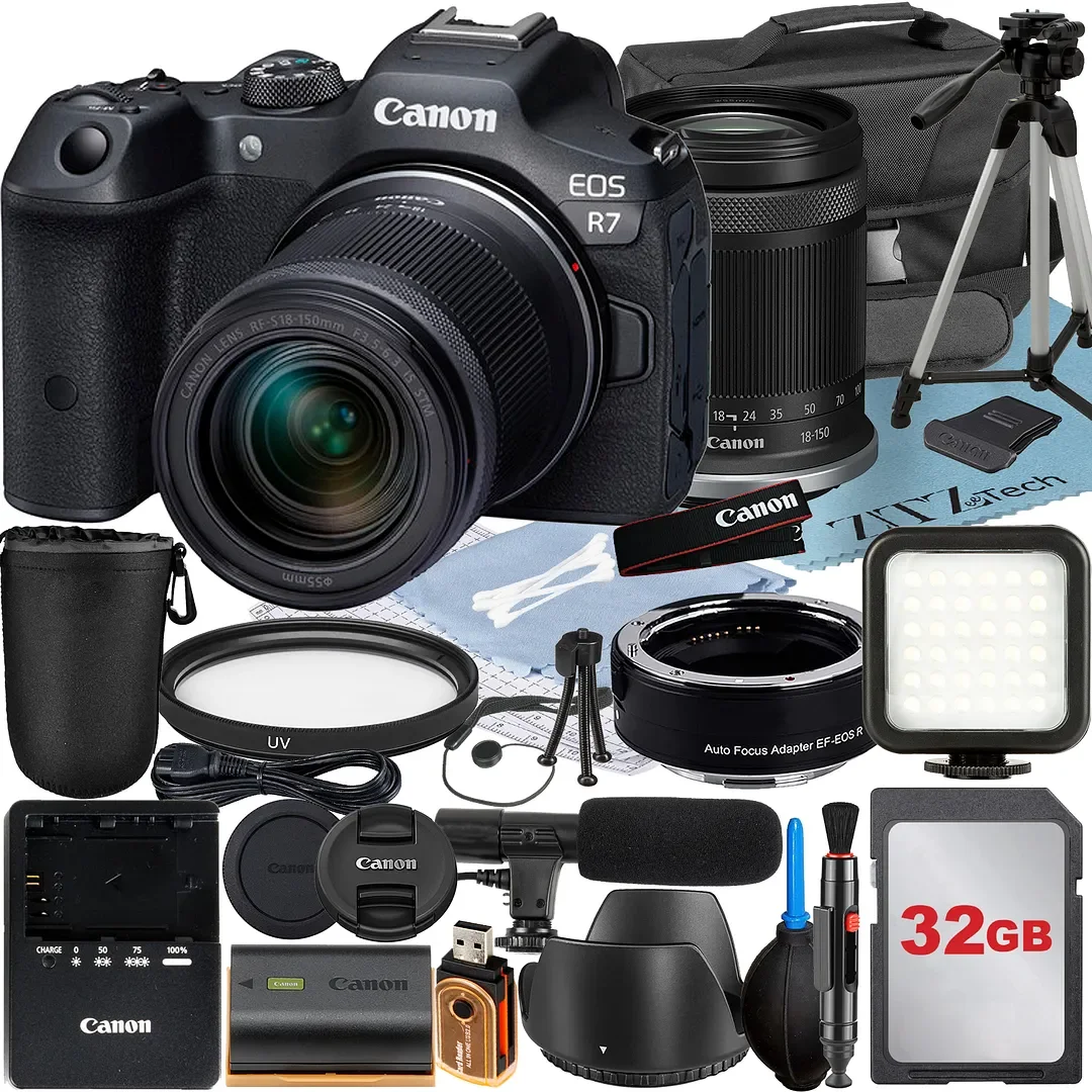 Click here for Canon Eos R7 Mirrorless Camera With Rf-S 18-150mm... prices
