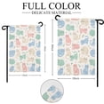 Cartoon Cats Garden Flag 28x40 Inch Pink Blue Green Cat Animals ...