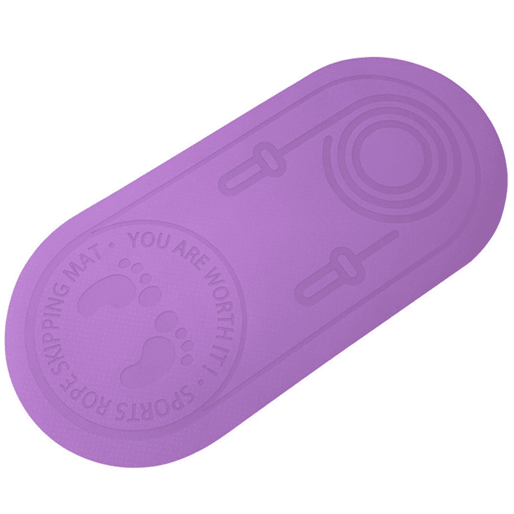 Rope Skipping Exercise Workout Mat - 6mm/8mm Thickened Mute Noise ...