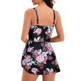 Chama One Piece Swimdress Swimsuits For Women Tummy Control Tie Knot