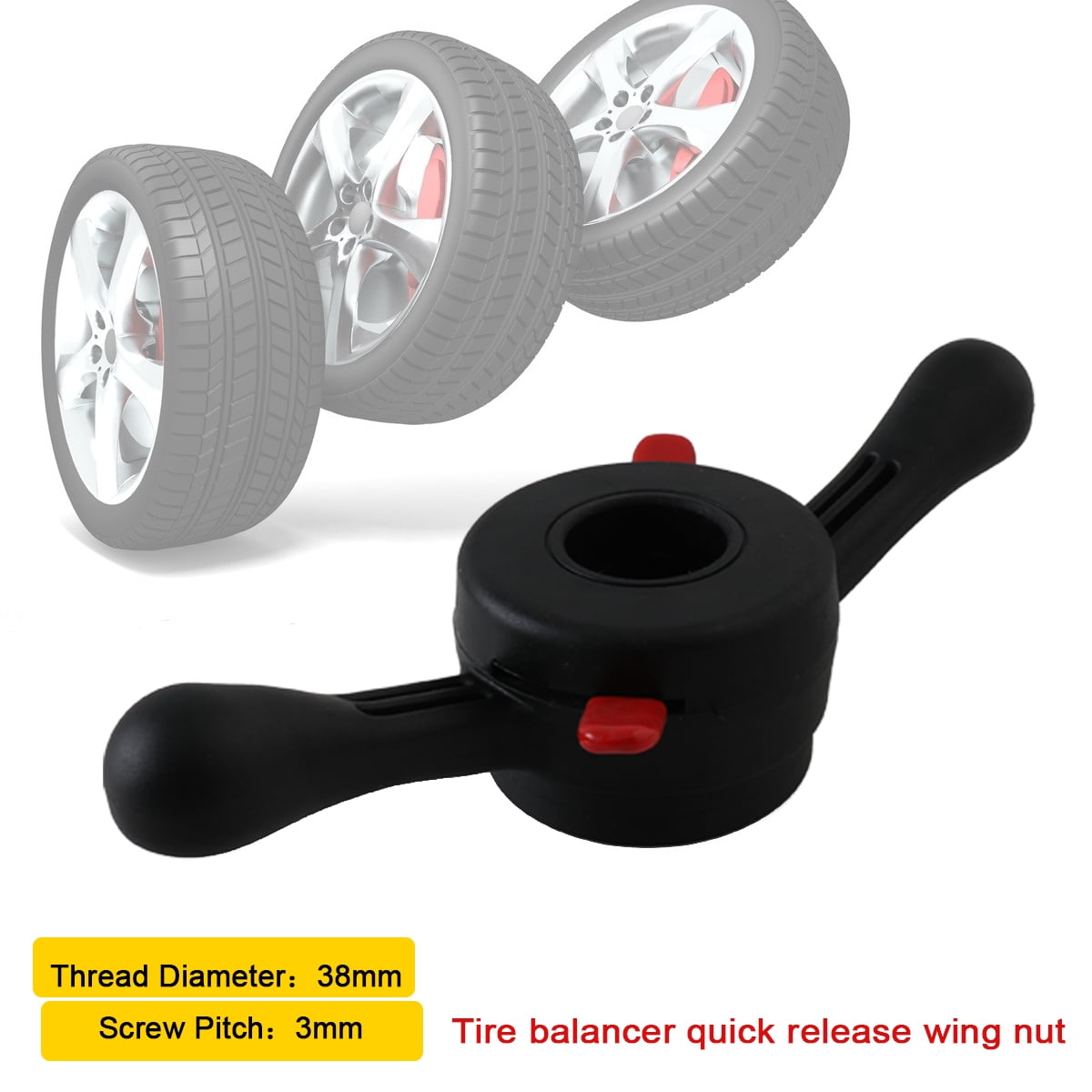 ECUTEE 38mm Wheel Balancer Quick Release Hub Wing Nut Tire Change Tool ...