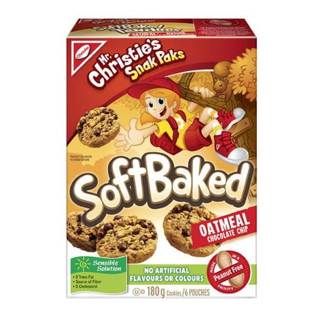 Mr. Christie Mr . Christie Snak Paks Soft Baked Oatmeal Chocolate Chip ...