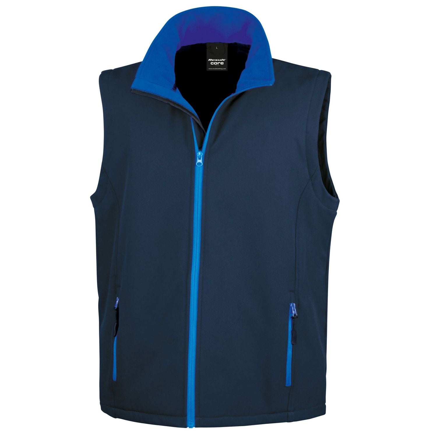 Click here for Result Mens Printable Softshell Body Warmer L prices