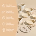 [TRUECOOK OFFICIAL] Induction Non-Stick Eco Ceramic Beige Frying Pan ...