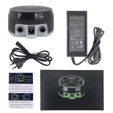 Tattoo Power Supply With Adapter - Aurora Ii Power Supply 2nd Gen ...