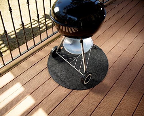 The Original Grill Pad Round - Black - 30" Diameter - Walmart.com