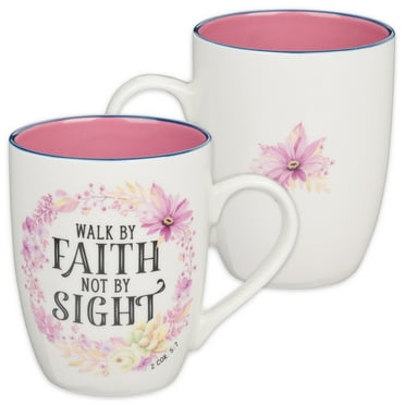 Christian Art Gifts Large Ceramic Inspirational Scripture Coffee & Tea ...