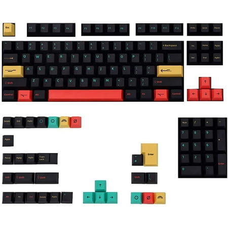 136pcs Keyboard Keycaps Personalized Mechanical Keycaps Keyboard Caps ...