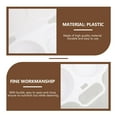 BESTYASH 1Pair White Plastic Microwave Egg Poacher Mold for Fast ...