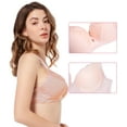 3pack Woman Padded Push Up Bras Sexy Lace Cover Underwire Silicone