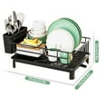 Dish Rack Dish Drainers for Kitchen Counter, Dish Drying Rack Drain ...