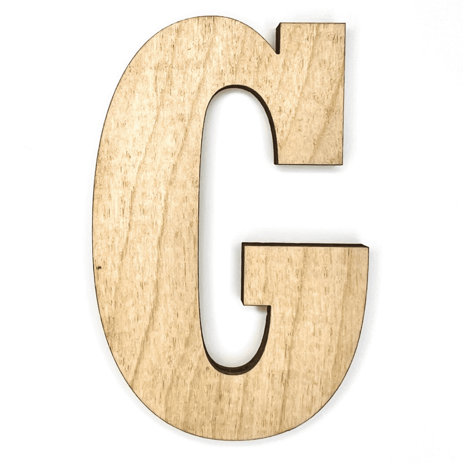2" Tall Birch Plywood Letter G | 1/4" Thick | Krafty Supply Letters ...