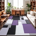 3x5 Abstract Art Area Rug for Bedroom, Washable Non Slip Low Pile Soft ...