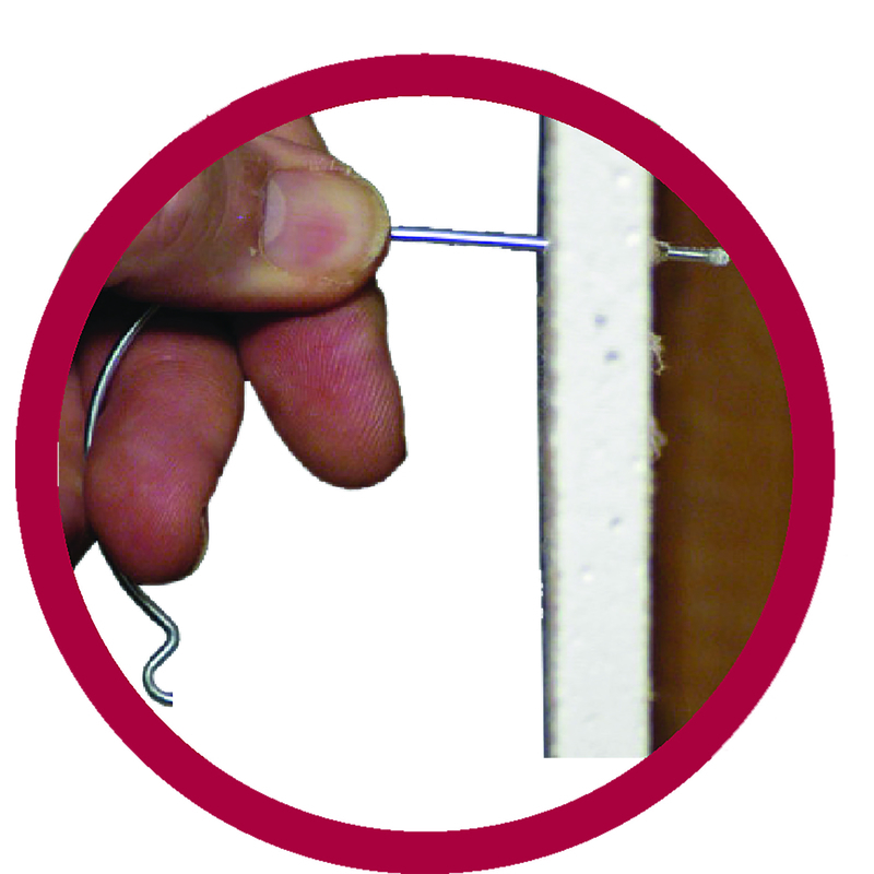 Monkey Hook Flush-Mount Galvanized Silver Picture Hanger 10 lb 4 pk - Walmart.com