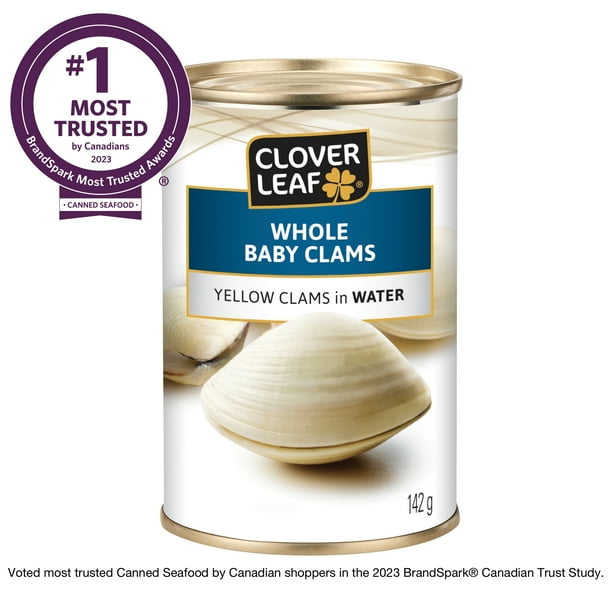 Clover Leaf Whole Baby Clams 142g, 142g - Walmart.ca