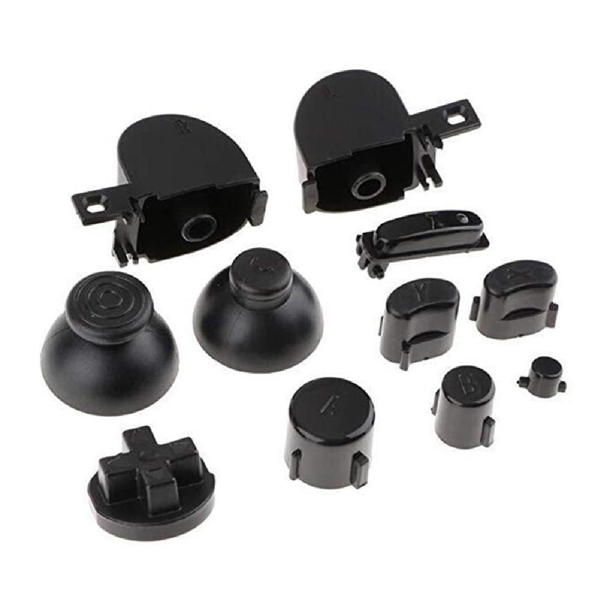 Full Set L R ABXY Z Keypads Buttons With 3D Thumbsticks Caps For ...