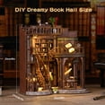 Feuymoent Adult Book Corner DIY Miniature Dollhouse Craft Kit - Walmart.com