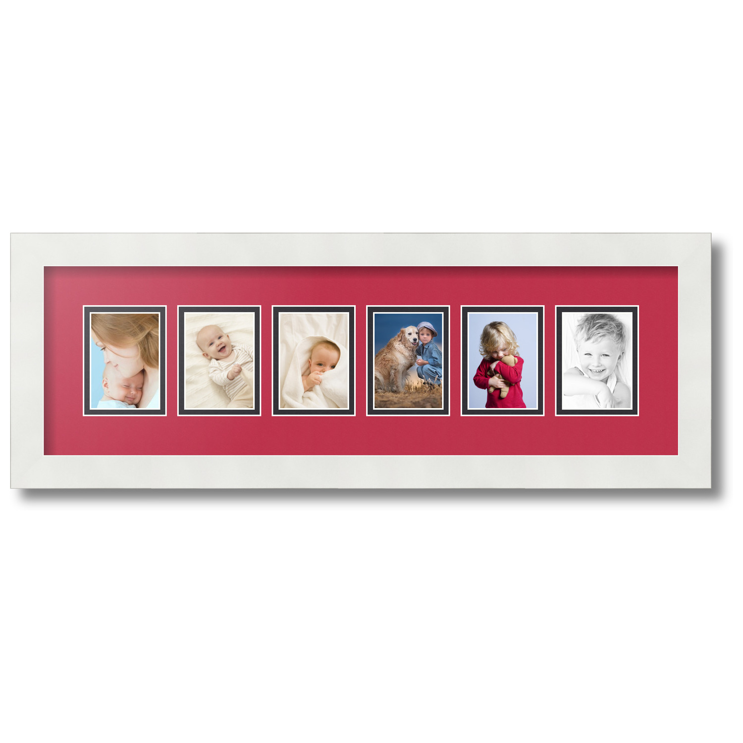 ArtToFrames Collage Photo Picture Frame with 6 - 2.5x3.5 Openings ...