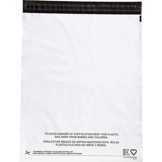 USPACKSMART Poly Mailers 12"x15" Opaque Plastic Shipping Bags ...