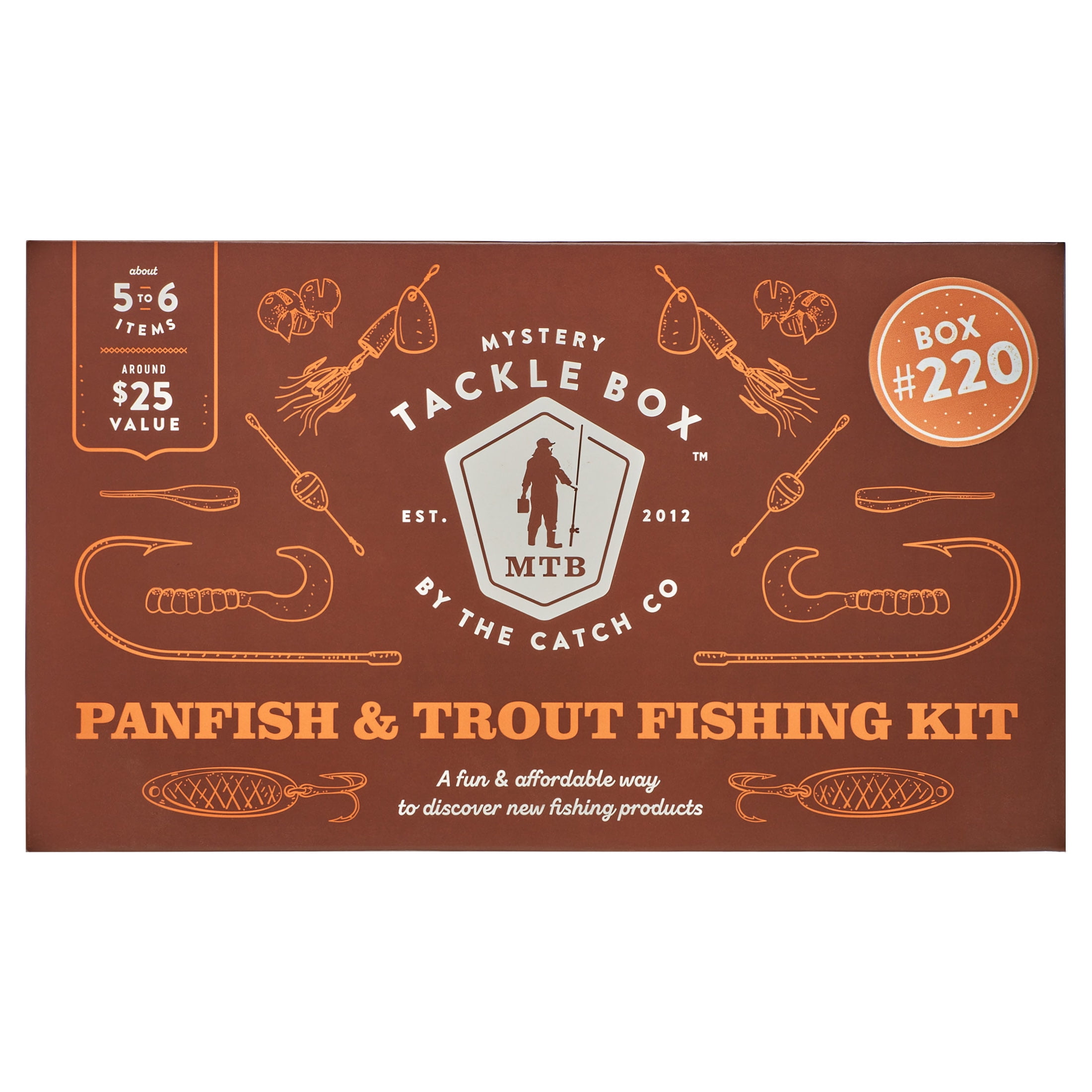Mystery Tackle Box Fishing Kit Panfish & Trout - Walmart.com