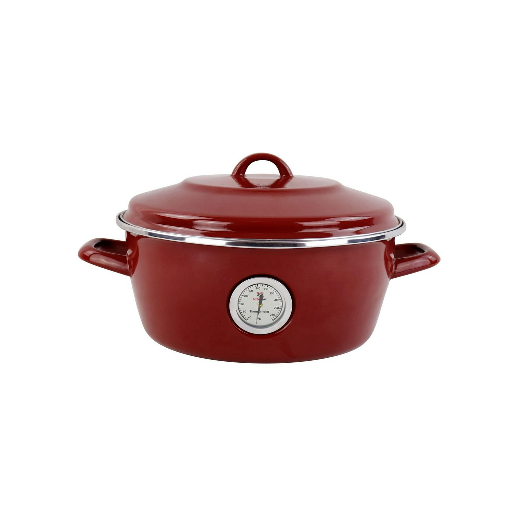 Click here for Vitrinor Dutch Oven Red 26 Cm (5l) With Temperatur... prices
