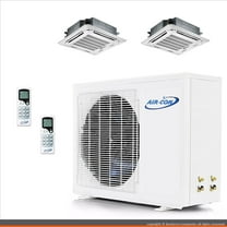 3 Zone Mini Split 9000 12000 12000 Ductless Air Conditioner Pre-Charged ...