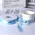 2.5cm Wide Happy Birthday Ribbon Cake Gift Package 45 Meter Long Ribbon ...