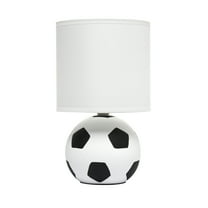 Simple Designs 10.7" SportsLite Mini Soccer Table Lamp for Kids Room ...