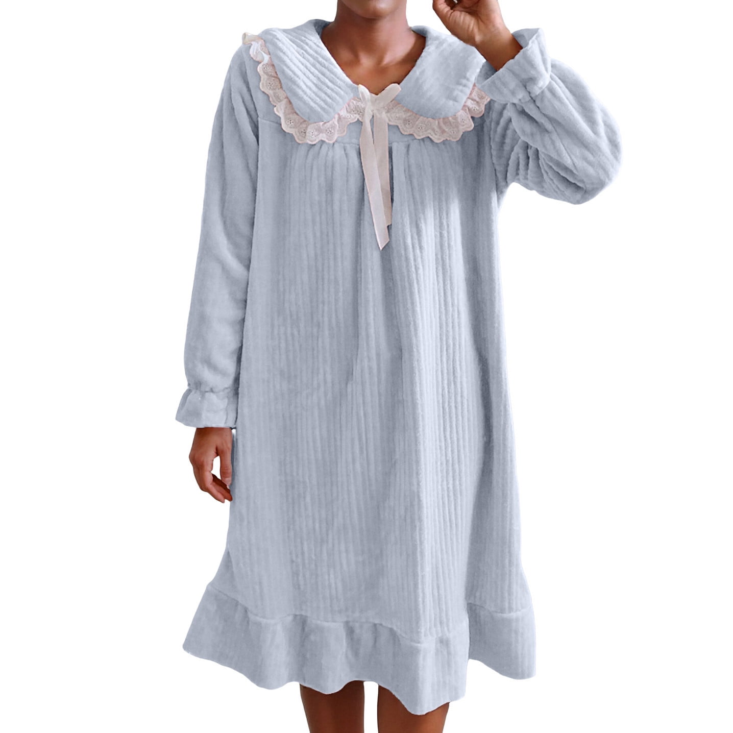 Click here for Wdfiry Womens Sleepwear Nightgowns Winter Soft Fuz... prices