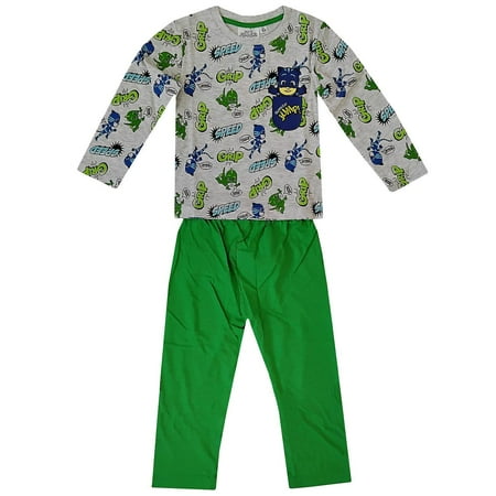Pj masks kids pyjama long set gekko and catboy--8 years - Walmart.ca