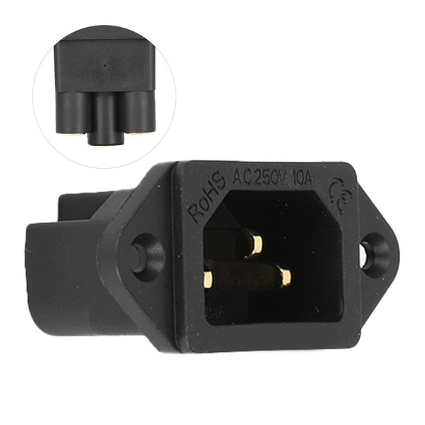 IEC Power Inlet, IEC Panel Mount Plug Fidelity Shielding Effect Wear ...