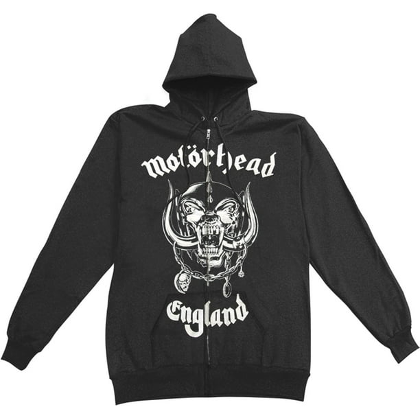 Motörhead - Motorhead Men's England Zip Hoodie Zippered Hooded ...