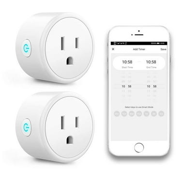 iHome 6 Outlet Smart Surge Protector Works with Alexa and Google Home ...